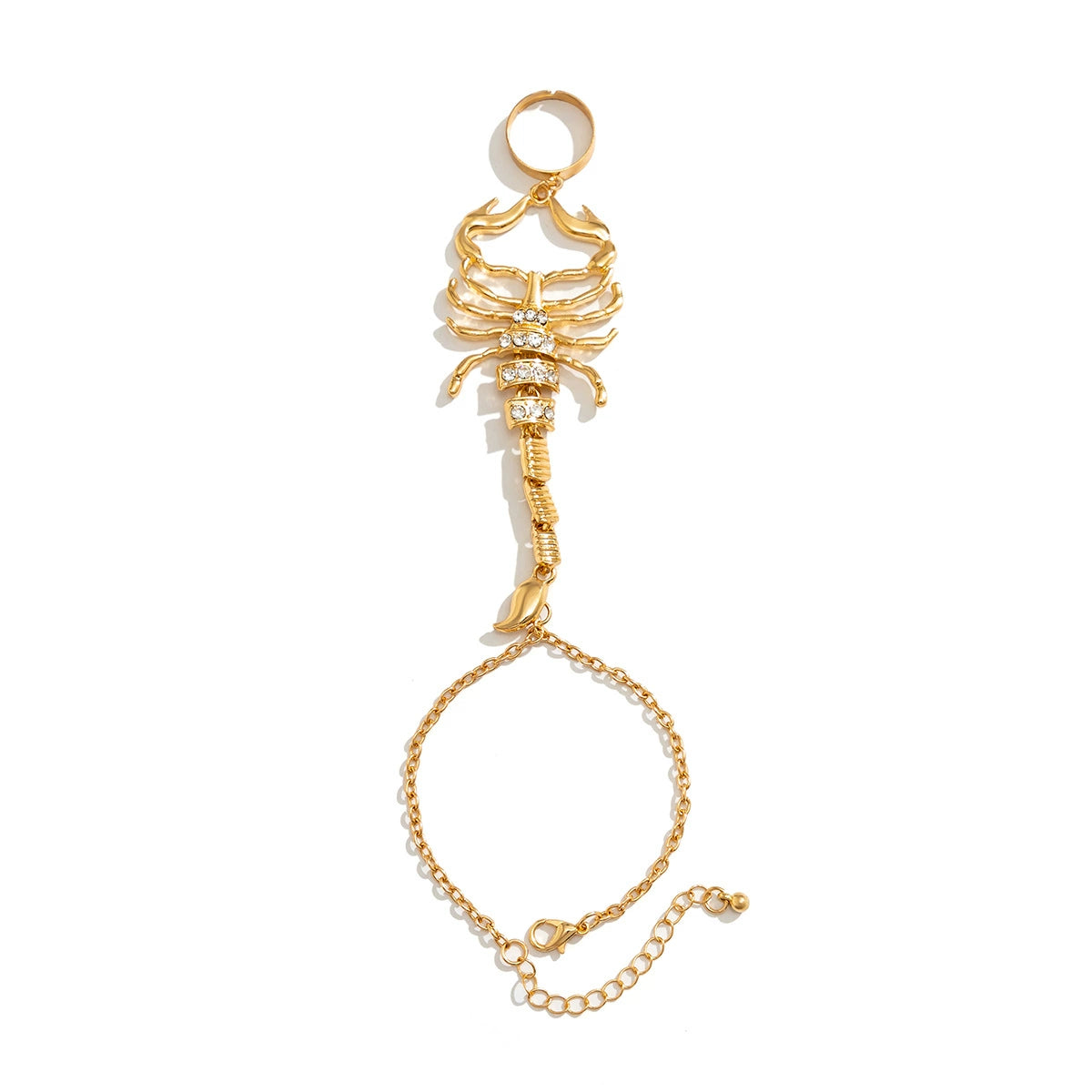 Alloy Electroplated Scorpion Zodiac Animal Threedimensional Finger ...