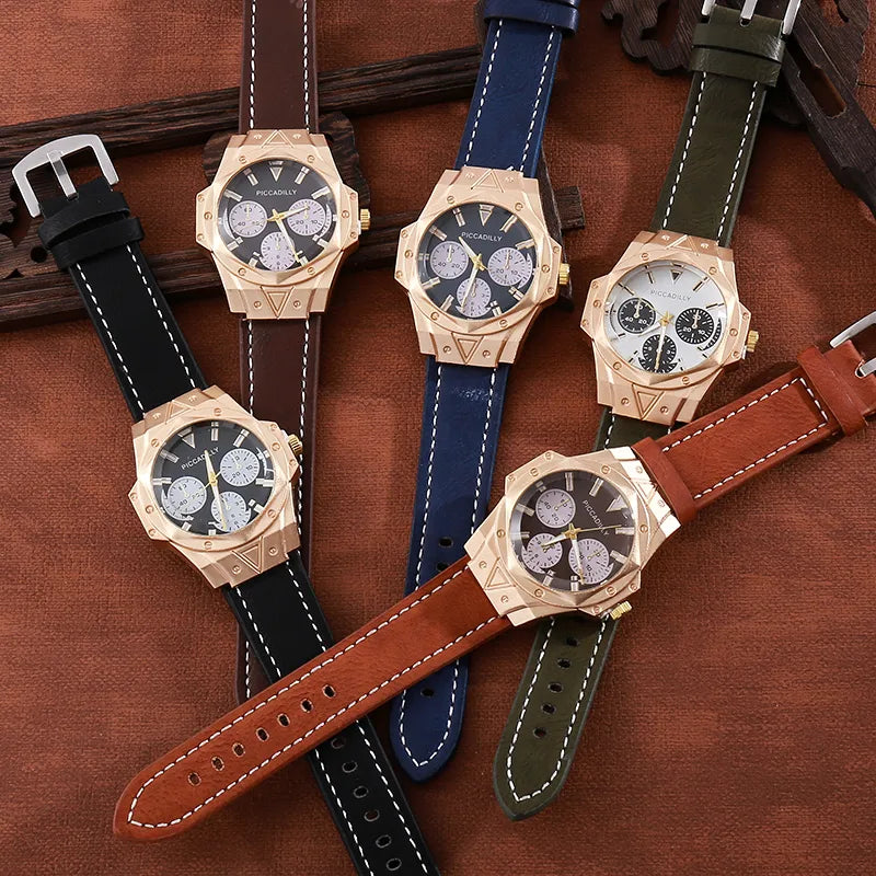 British Style Sports Square Needle Quartz Men'S Watches – GoodDiy