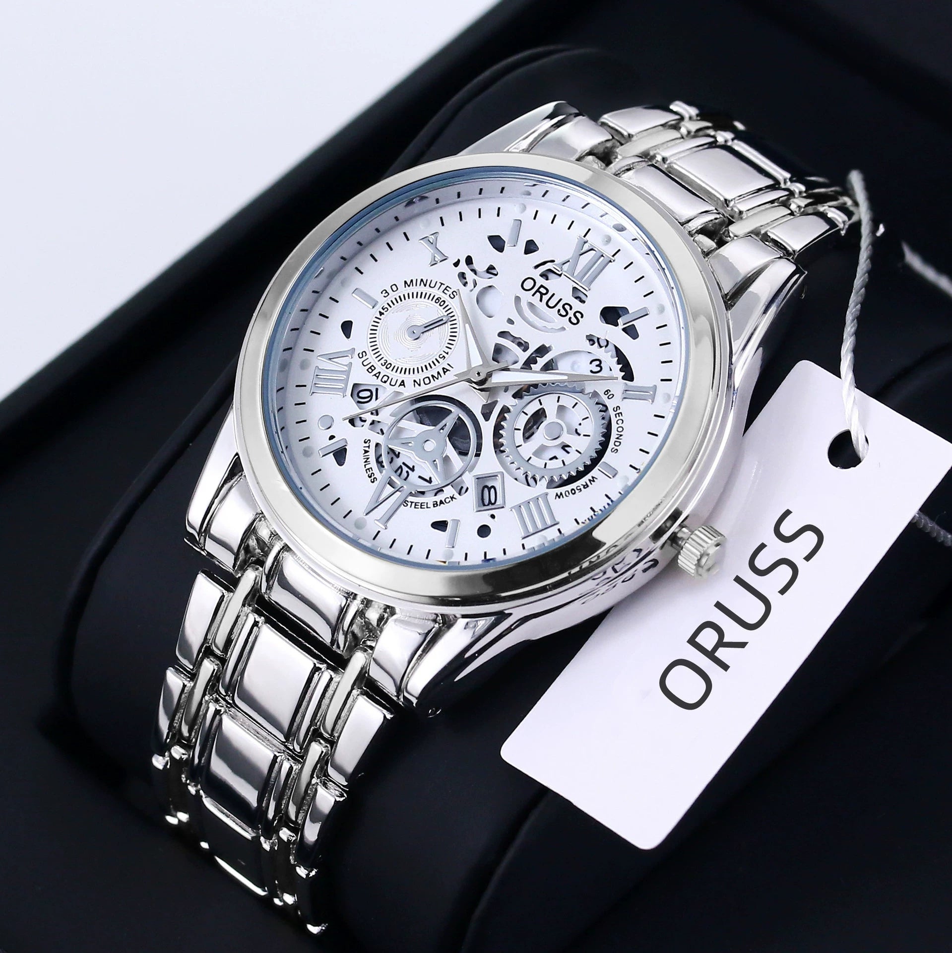 Business Trend Quartz Men's Watch Alloy Case And Strap Round Dial – GoodDiy