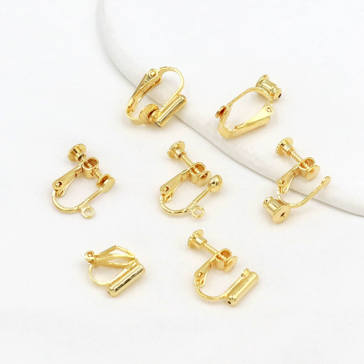 Ear Clip Converter 18K Gold Plated U Shaped – GoodDiy