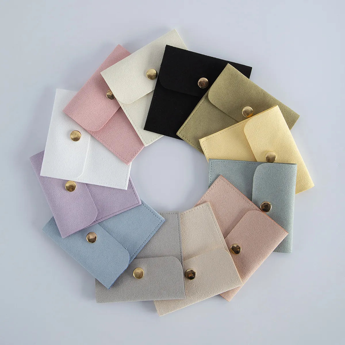 Elegant Simple Style Solid Color Flannel Jewelry Packaging Bags – GoodDiy