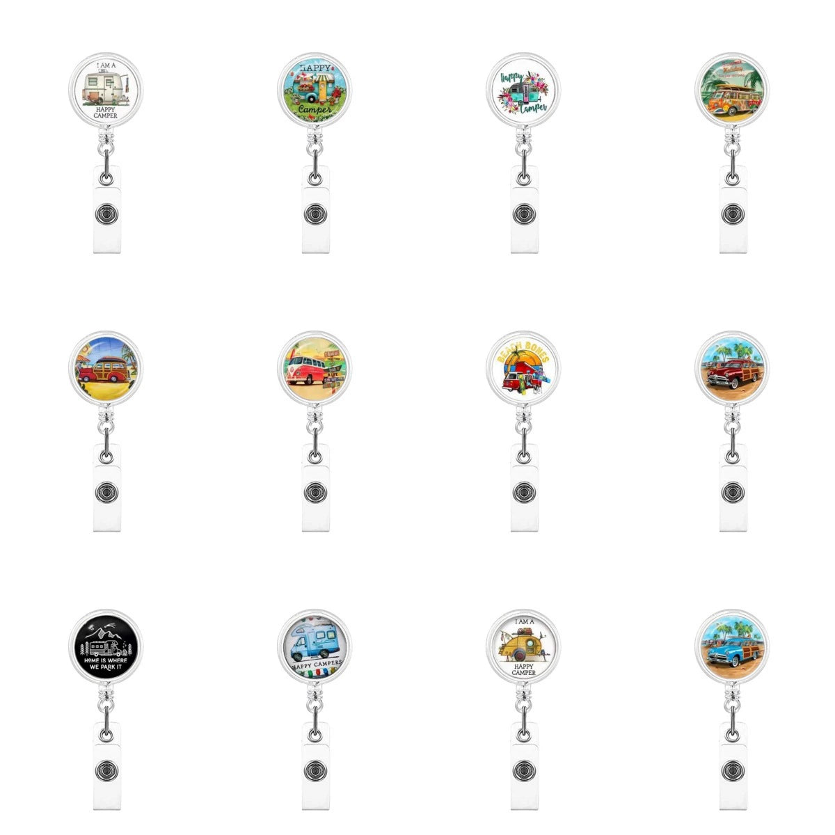 Id Buckle Abs Material Modern Art Style With Rotating Back Clip And ...