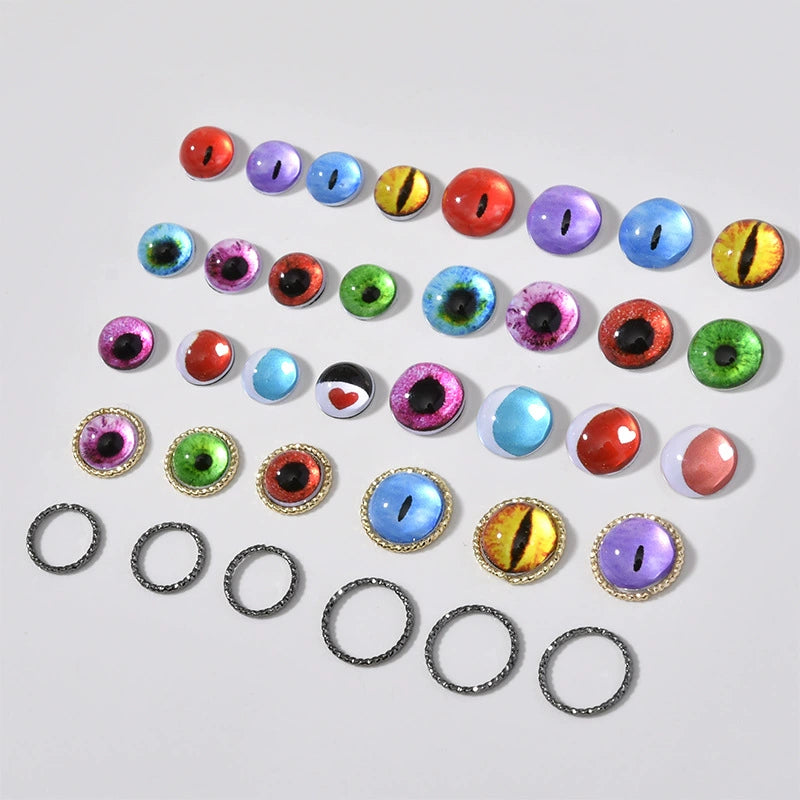 Jewelry Material Plastic Resin Dripping Glue Baroque Crystal Eyes Hemp ...