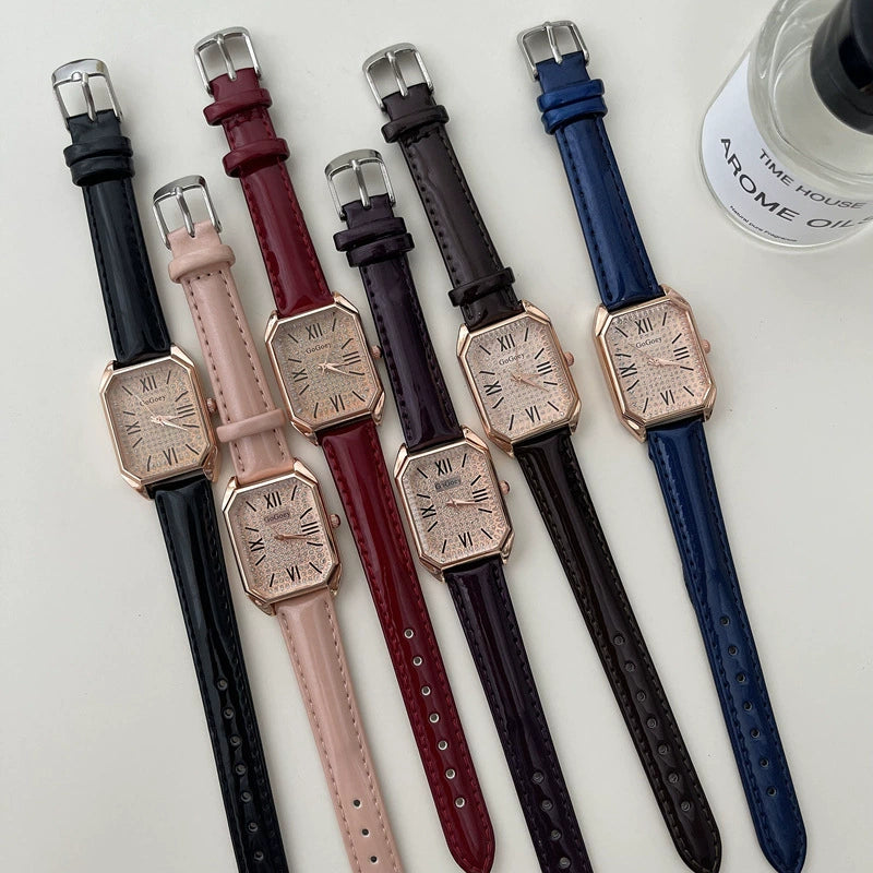 Leisure Female Student Watch With Alloy Case And Ordinary Glass Mirror ...