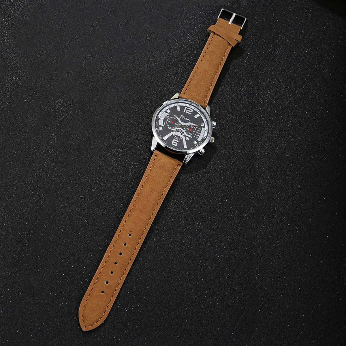 Men's Alloy And Stainless Steel Belt Watch Fashion Round Dial – GoodDiy