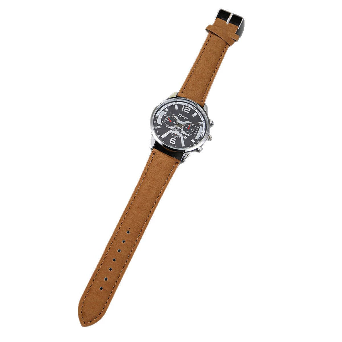 Men's Alloy And Stainless Steel Belt Watch Fashion Round Dial – GoodDiy