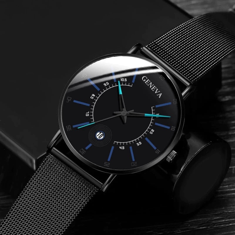 Men's Quartz Watch Alloy Iron Stainless Steel Ordinary Glass Mirror ...
