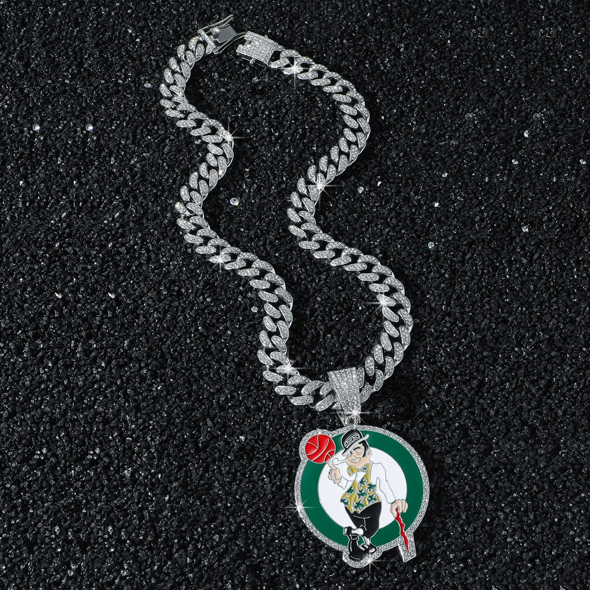 Men's Zinc Alloy Cuban Chain Hiphop Style Cartoon Characters Pendant ...