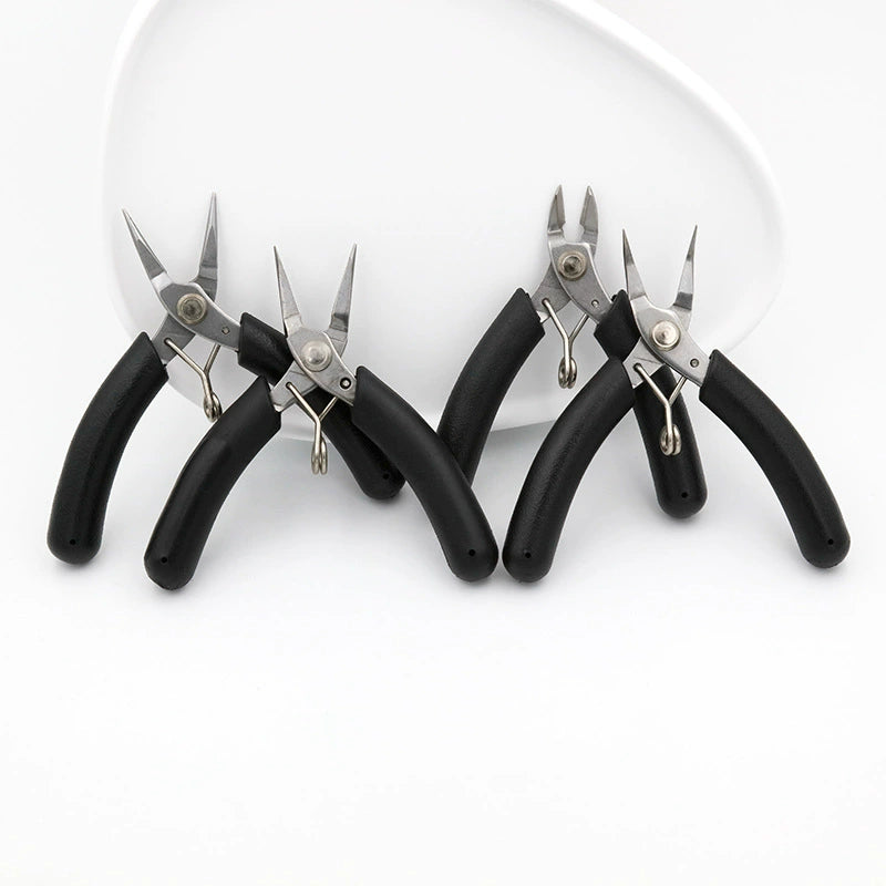 Metal Handmade Jewelry Pliers Versatile Model Pliers Toothless Pointed ...