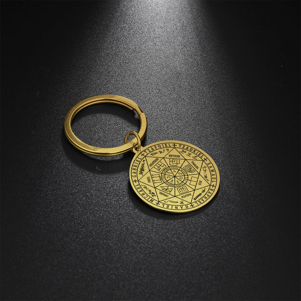 Religious Totem Rune Angel Magic Array Scripture Seal Stainless Steel ...