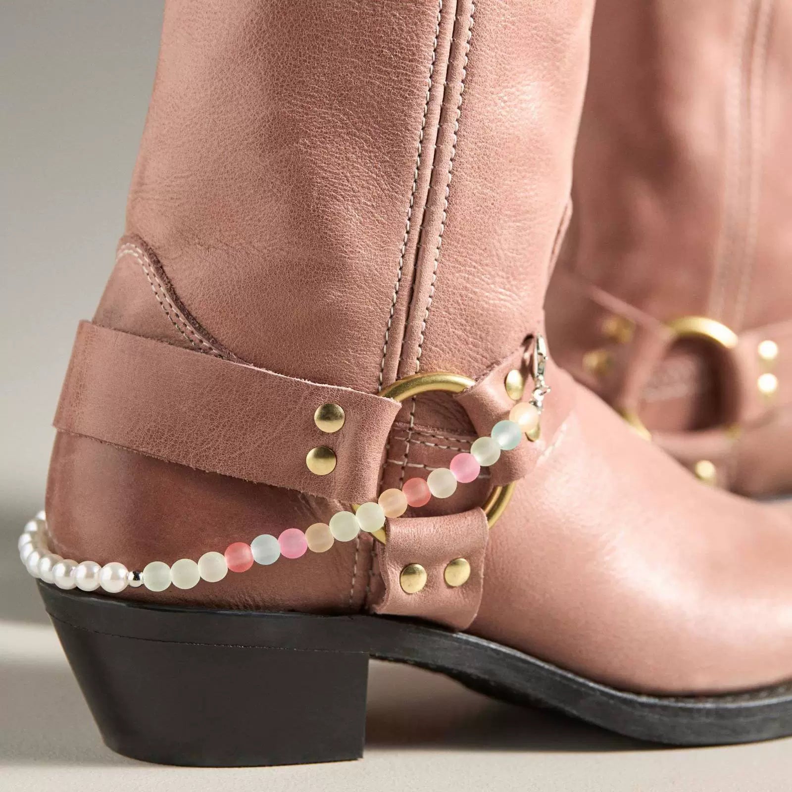 Shoelace Pendant Keychain Handmade Knitted Copper Color Rope Beaded ...