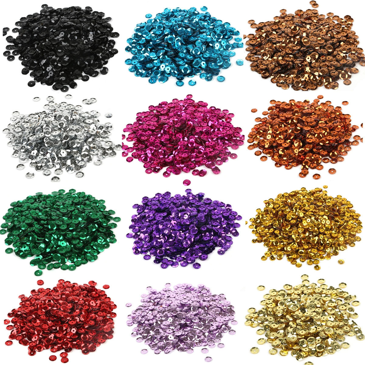 Silver Plated Sequin Nest Flash Handmade Jewelry Accessories For ...