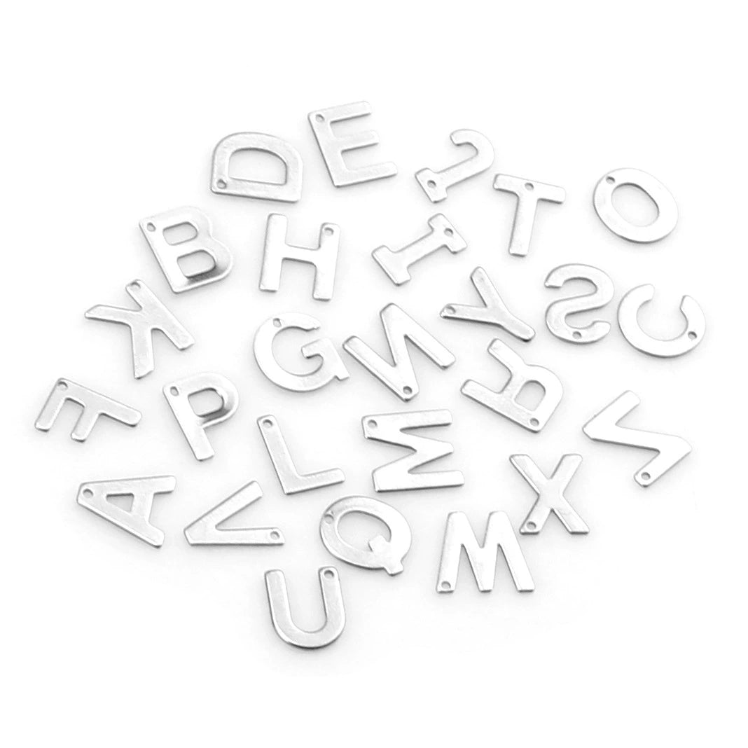 Stainless Steel English Letters Pendant Electroplated Minimalist Style ...