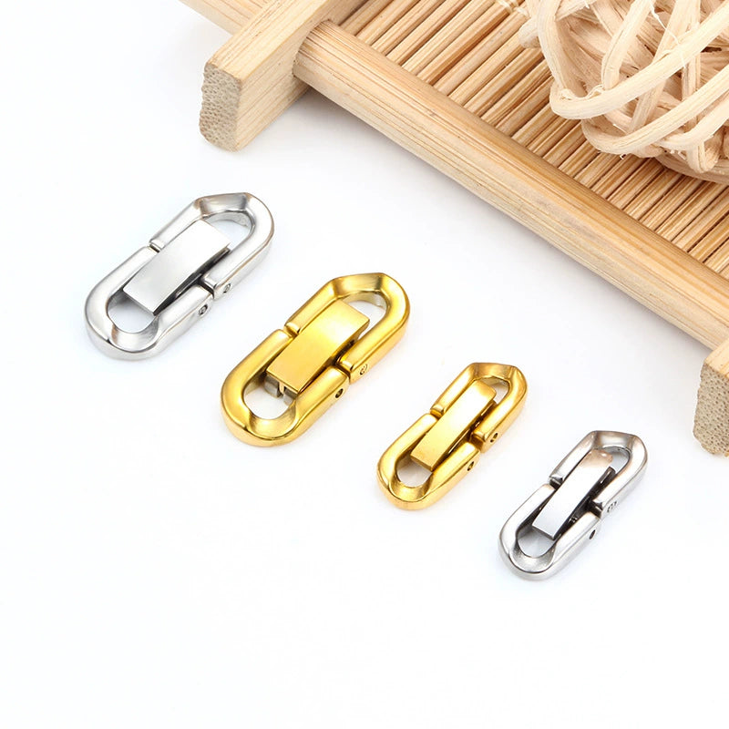 Stainless Steel Jewelry Buckle U Shaped Electroplated Connecting Buckle ...
