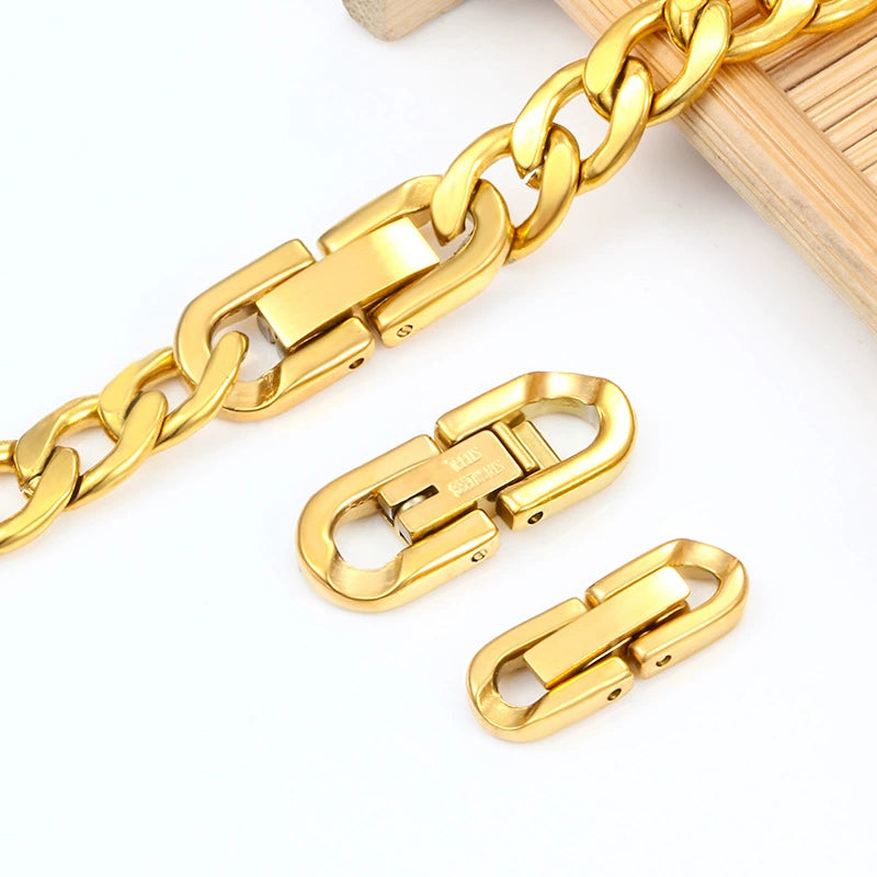 Stainless Steel Jewelry Buckle U Shaped Electroplated Connecting Buckle ...