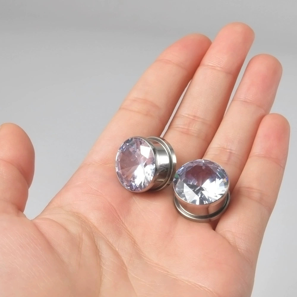 Stainless Steel Personality Pulley Auricle External Tooth Ear Expander ...