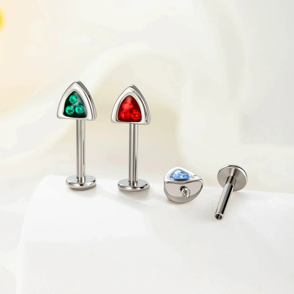 Titanium Alloy Animal Shaped Cat Ear Ear Bone Nail For Cartilage Pierc ...
