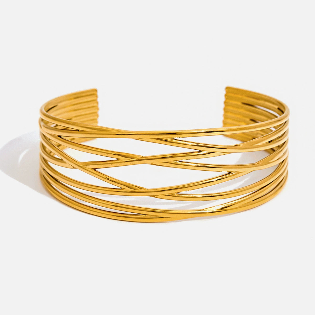 Titanium Steel Stainless Steel Open Bracelet Niche Design Jewelry – GoodDiy