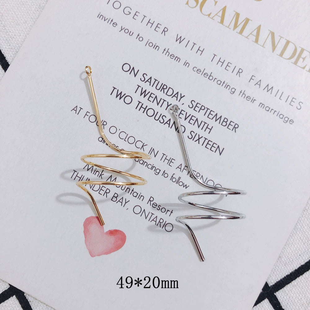 Wholesale Alloy Conch Shape Gold Plated Long Earrings Jewelry ...