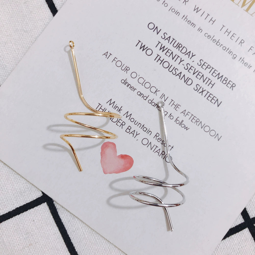 Wholesale Alloy Conch Shape Gold Plated Long Earrings Jewelry ...