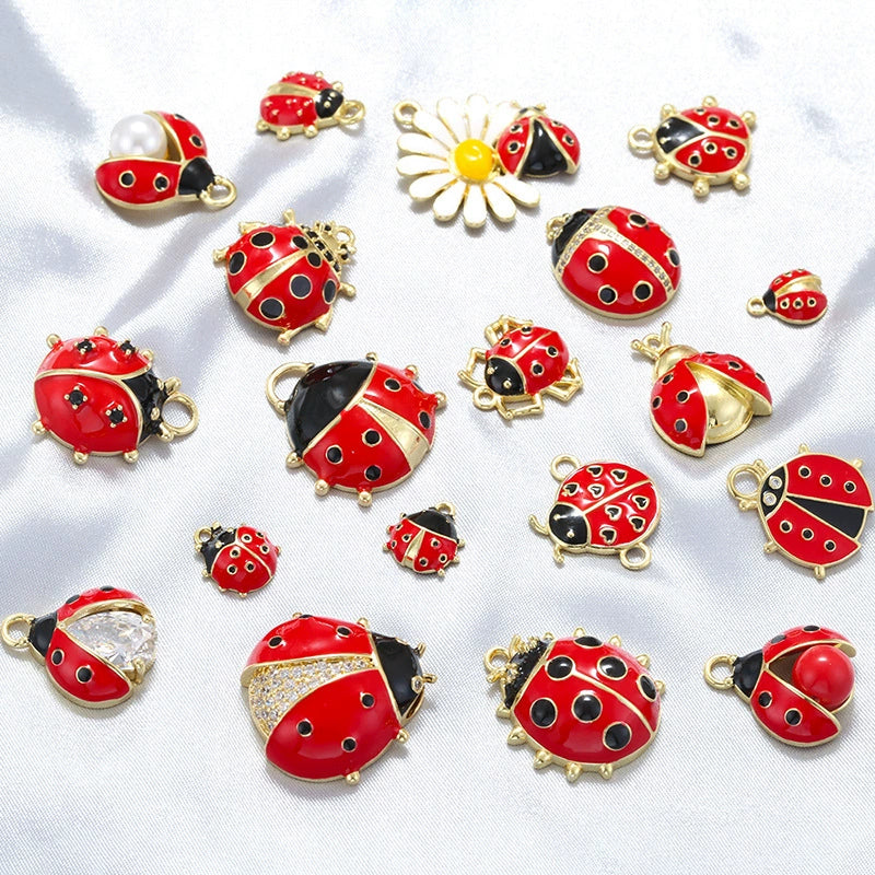 Wholesale Copper Insect Animal Zodiac Dripping Oil Pendant – GoodDiy
