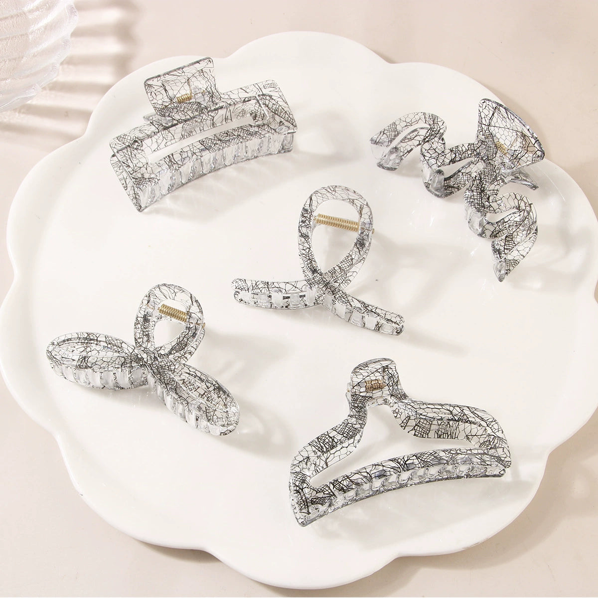 Wholesale Hair Accessories Plastic Resin Large Grasp Shark Clip With ...
