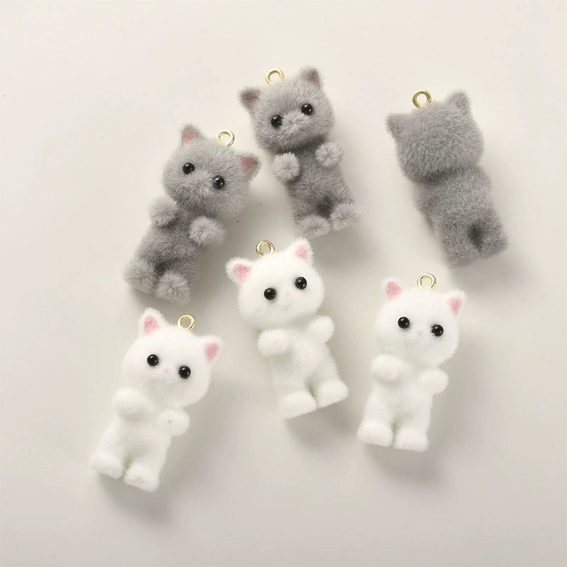 Wholesale Jewelry Plush Bear Resin Pendant Handmade Accessories Spray ...