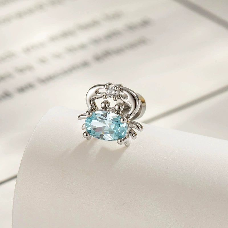 Wholesale Marine Series Cute Sweet Style Crab Shaped Metal ...