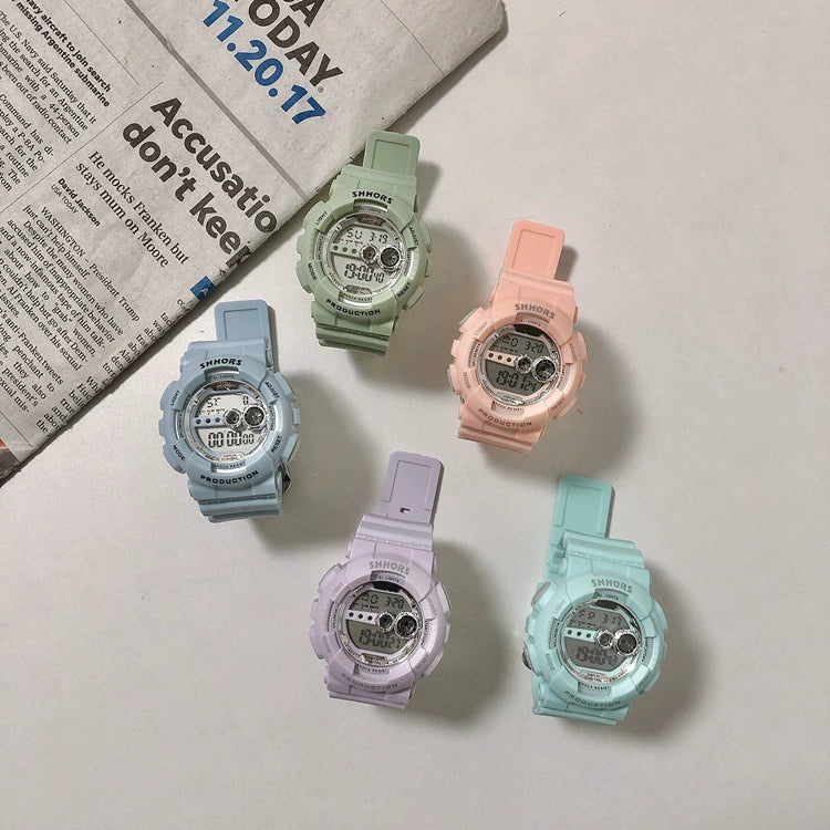 Wholesale Outdoor Sports Watch Plastic And Silicone Material Leisure ...