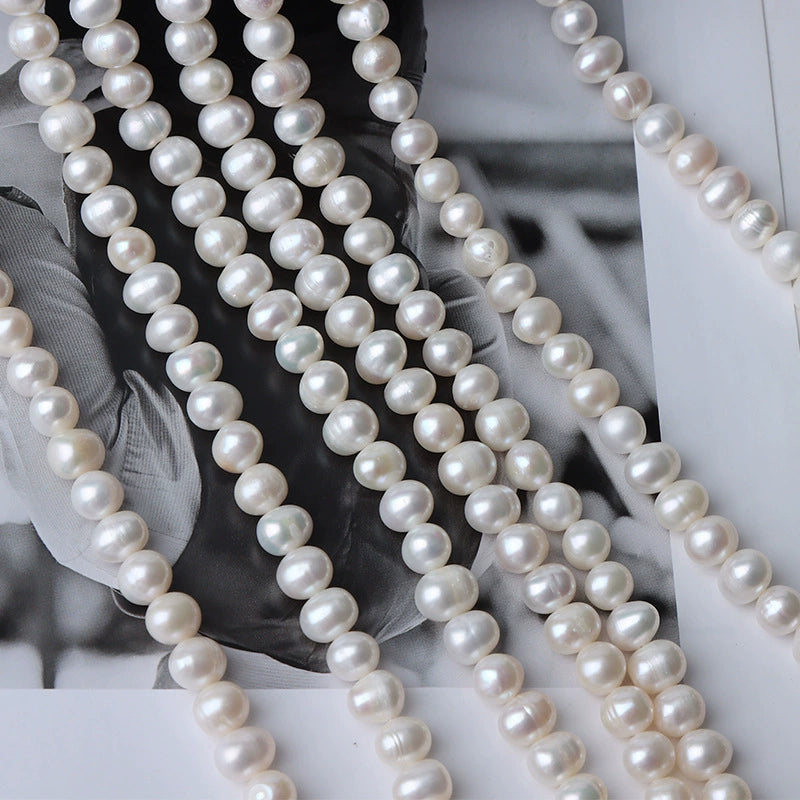 Wholesale Semifinished Natural Freshwater Pearl Naked Beads For Diy ...