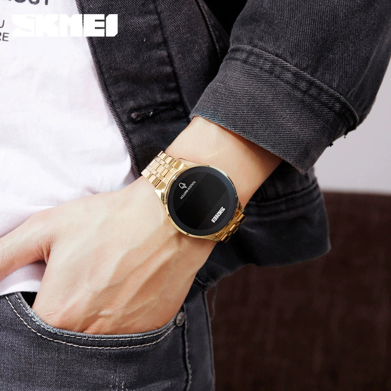 Wholesale Touch Screen Watch Zinc Alloy Case Stainless Steel Strap ...
