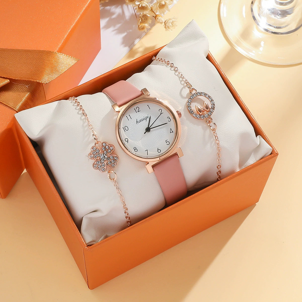 Women's Alloy Canvas Strap Round Dial Quartz Watch With Spiral Crown ...