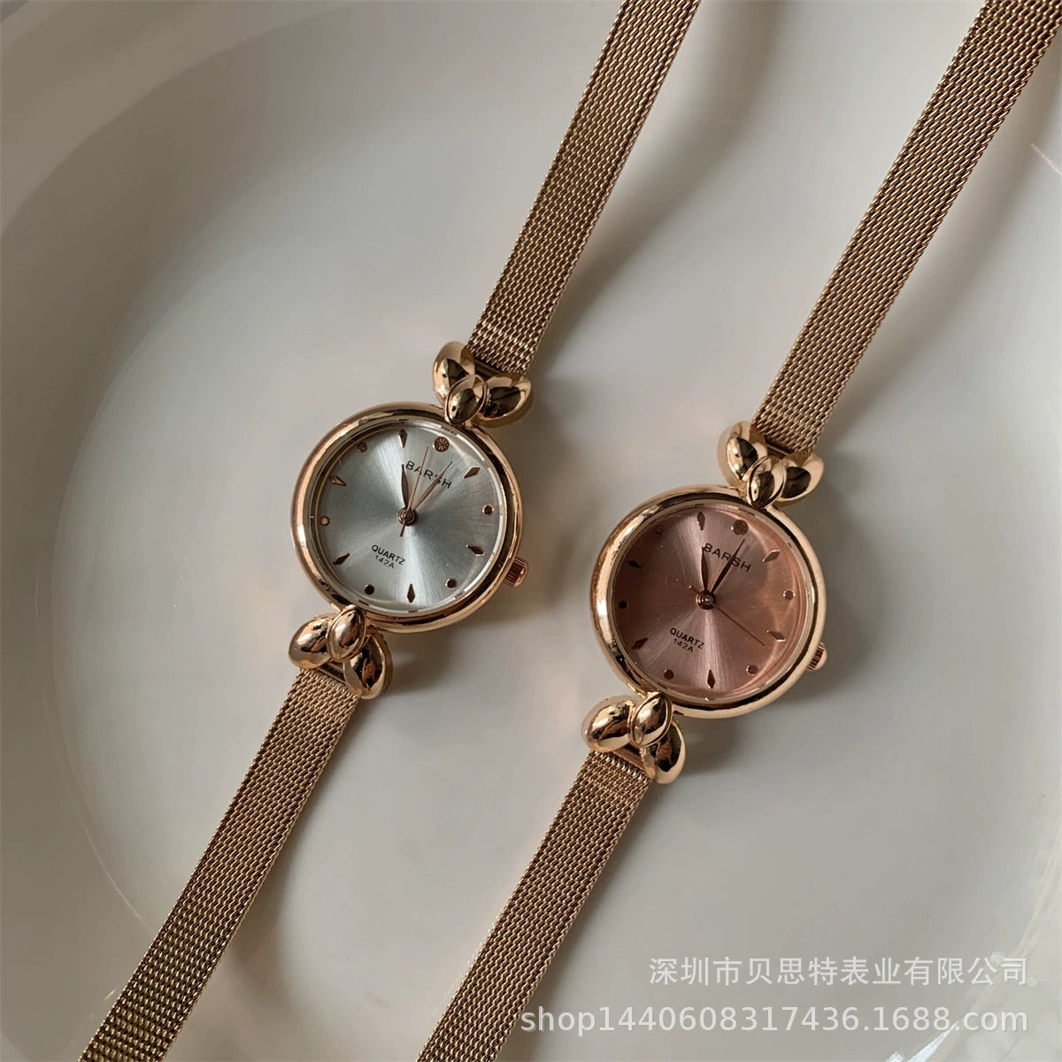 Women's Alloy Case Ordinary Glass Mirror Highend Fragrant Style Simple ...