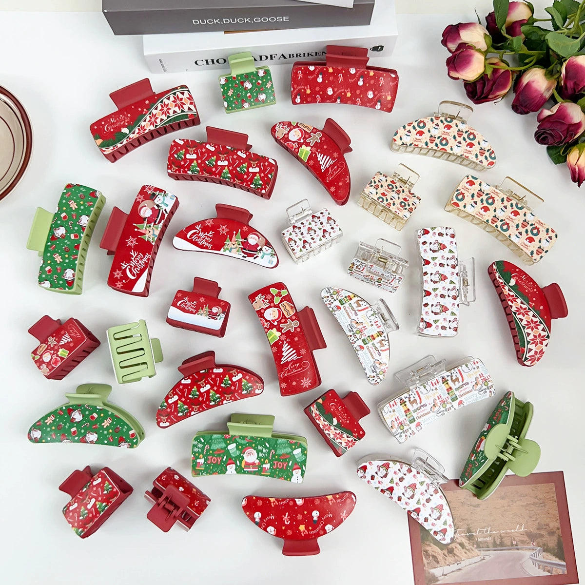 Women's Festival Element Plastic And Resin Handmade Hair Clips – GoodDiy
