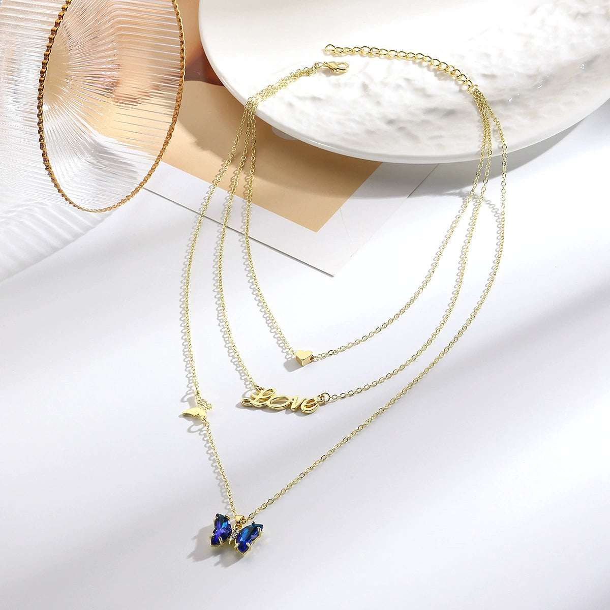 Women's Light Luxury Highend Zinc Alloy And Artificial Crystal ...