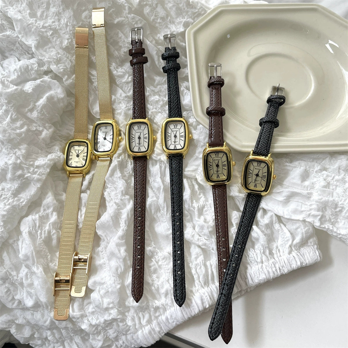 Women's Medieval Style Alloy Watch With Roman Oval Disc Retro Quartz ...
