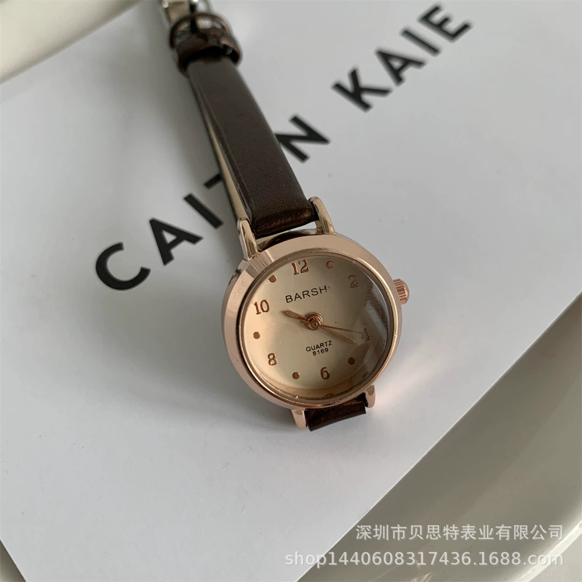 Women's Mini Small Dial Watch Alloy Case Ordinary Glass Mirror Niche ...