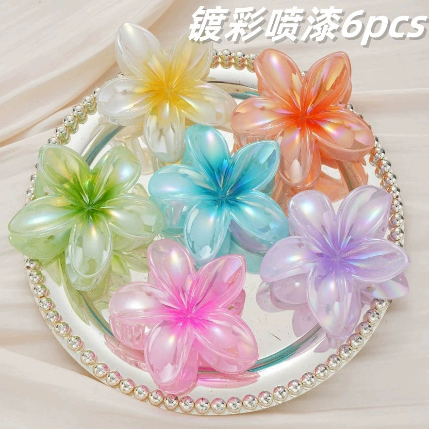 Women's Plastic Resin Hairpin Set With Flower Shape And Injection Mold ...